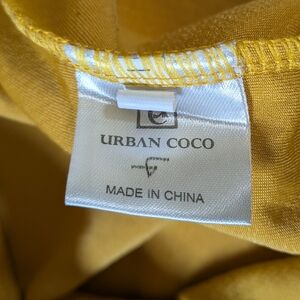 Urban Coco | Skirts | Urban Coco Mustard Yellow Skater Twirl Skirt Size ...
